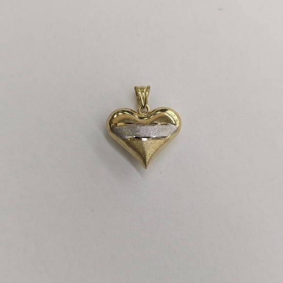 Unbrand | Jewelry | Kt Real Gold Heart Pendant | Poshmark